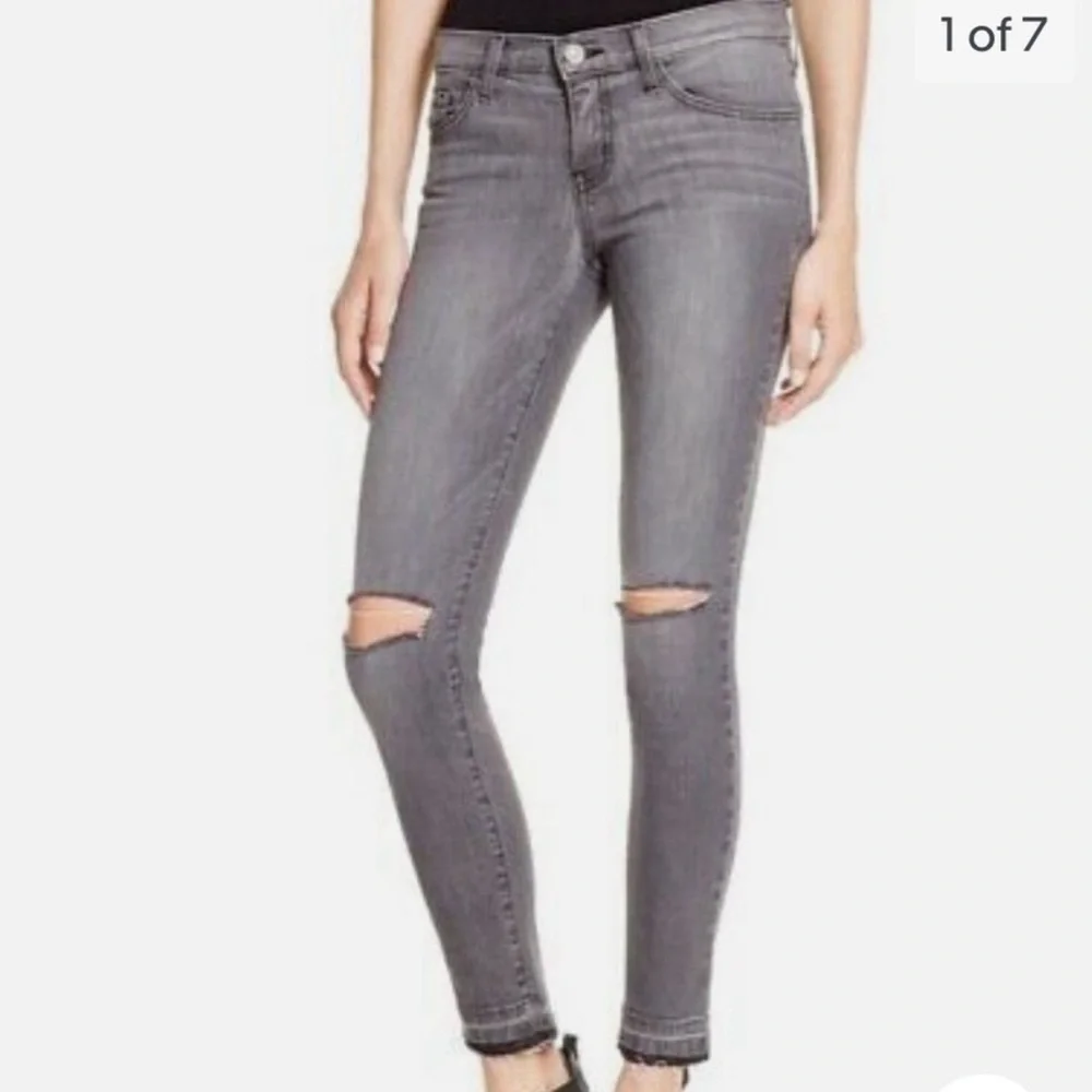 Flying Monkey | Jeans | Flying Monkey Gray Skinny Jeans With Ripped ...